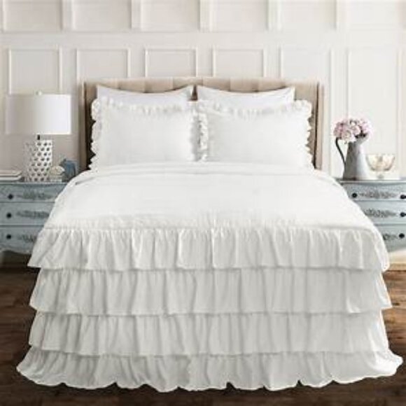 Allison Bedding | Bedding | Allison Ruffle Skirt Bedspread And Sham ...